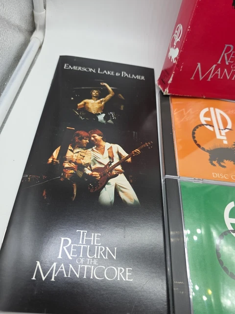 EMERSON LAKE & PALMER THE RETURN OF THE MANTICORE VICTOR CD Disc Set £ ...
