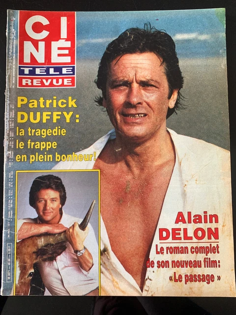 CINÉ REVUE 27/02/1986; Patrick Duffy/ Alain Delon/ John Saxon/ She ...