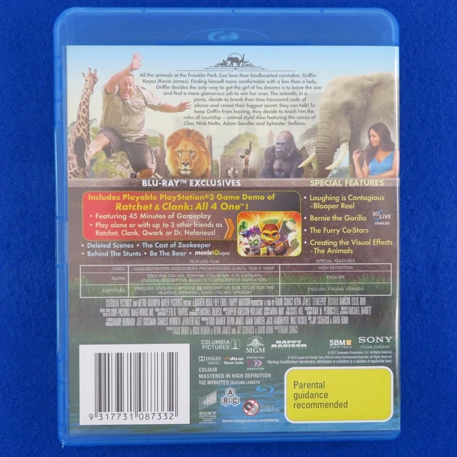 ZOOKEEPER - KEVIN James - Blu Ray - Fast Postage !! £6.33 - PicClick UK