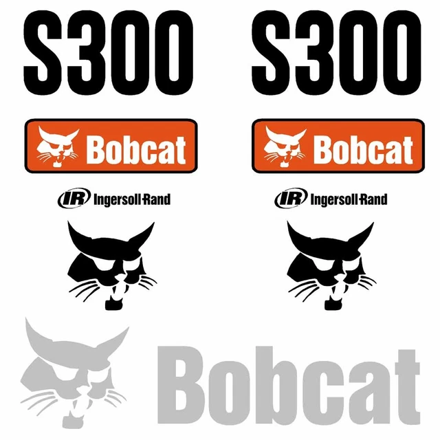 S300 DECALS S300 Stickers Bobcat stickers decals Skid Steer loader $98. ...