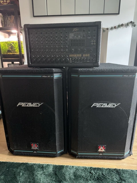 PEAVEY XRD 680 with 2 HiSys 2XT Speakers (read description) £250.00 ...