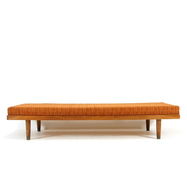 RETRO VINTAGE DANISH Teak Single Day Bed Sofa Futon Mid Century Modern ...