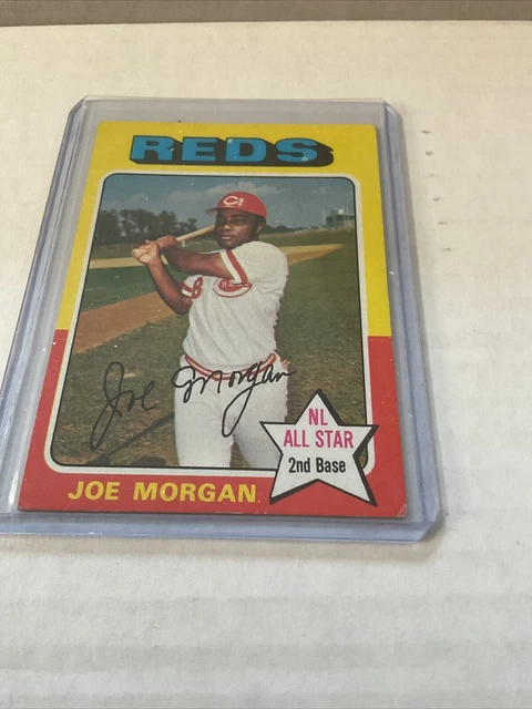 VINTAGE 1975 TOPPS Joe Morgan. Base 2ème All Stars NL. Cincinnati Reds ...