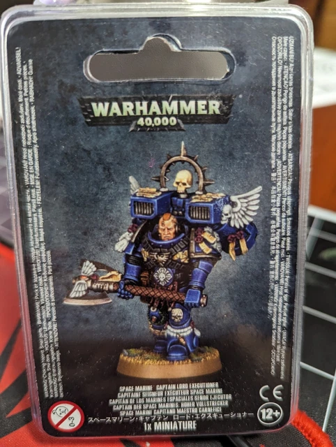 SPACE MARINE CAPTAIN Lord Executioner Warhammer 40k EUR 14,27 - PicClick FR