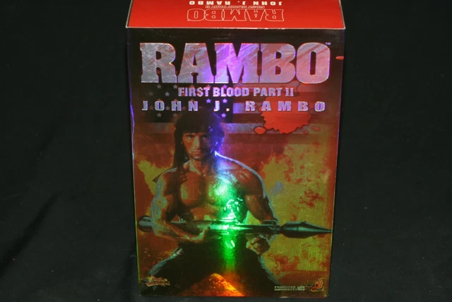 HOT TOYS RAMBO First Blood Part Ii John J. Rambo 1/6 Scale New Rare ...