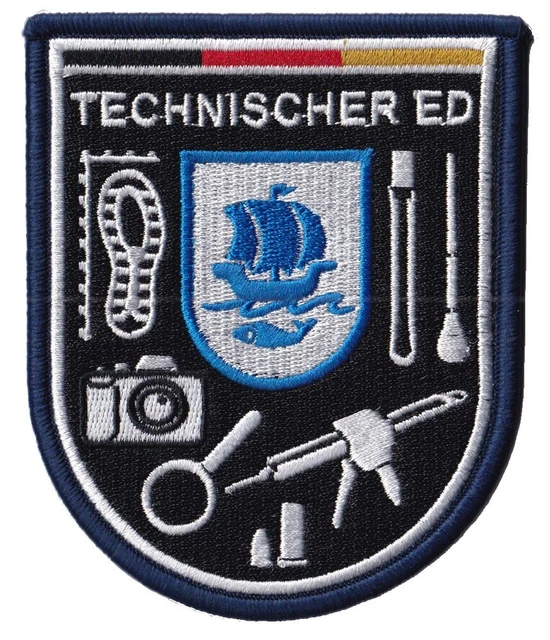 POLIZEI KLETT SPURENSICHERUNG Bremerhaven / Patch Police CSI Crime ...