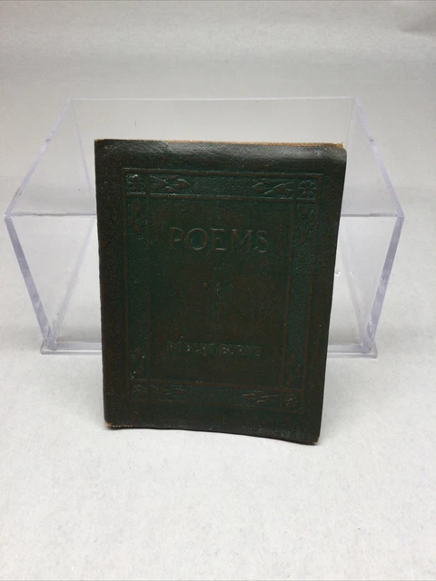 LITTLE LEATHER LIBRARY POEMS ROBERT BURNS Vintage Book $12.99 - PicClick