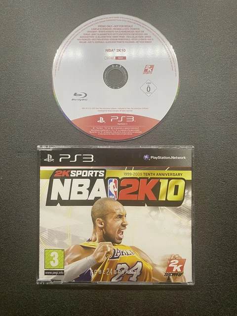 2K SPORTS NBA 2K10 Sony PlayStation 3 Promo Copy Press KIT PAL ...