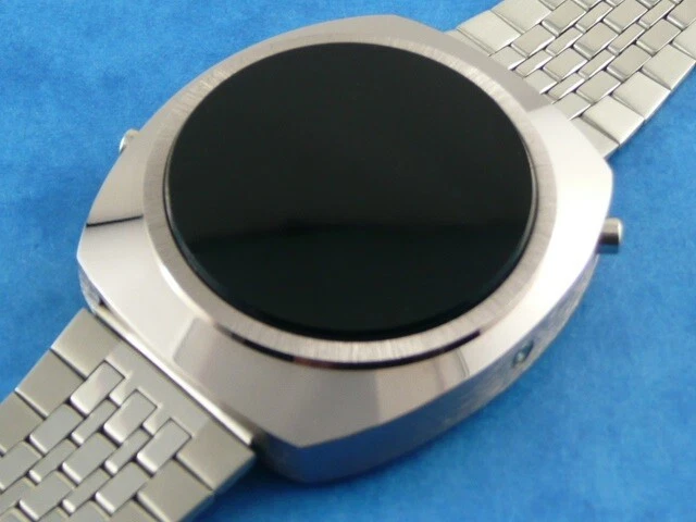 OROLOGIO SVIZZERO MICROSONIC NOS Raro Vecchio Vintage anni '70 Digitale ...