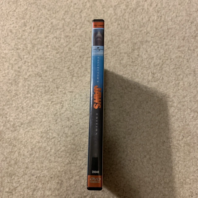 JAWS MOVIE DVD 25th Anniversary Collector's Edition Full Screen Special ...