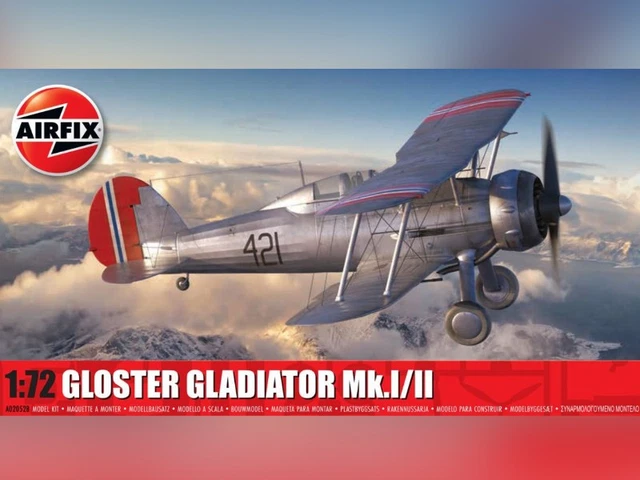 AIRFIX GLOSTER GLADIATOR Mk.I/Mk.II - 1/72 - AIRFIX A02052B EUR 13,64 ...