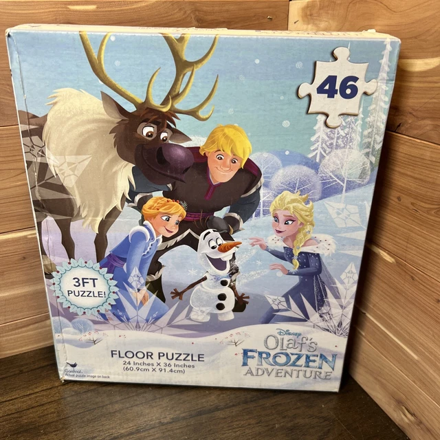 DISNEY OLAFS FROZEN adventure 3 foot 46 piece Floor puzzle NIB SEALED £ ...