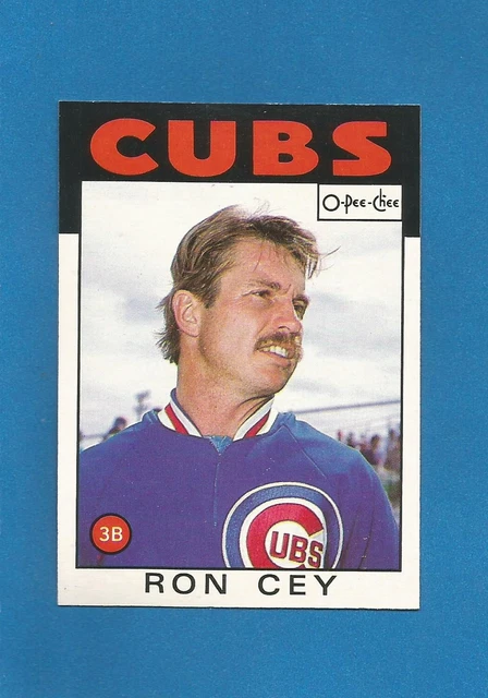 RON CEY 1986 O-Pee-Chee OPC MLB Baseball #194 (MINT) Chicago Cubs $2.09 ...