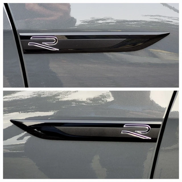 ORIGINAL VW GOLF 8 (VIII) 5H R-Line emblem fenders as set right left £ ...