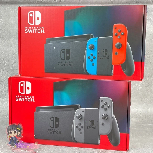 NINTENDO SWITCH CONSOLE HAD Model HAC-001-01 Accessory Complete Box ...