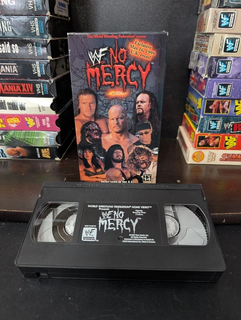 WWF NO MERCY (VHS, 1999) Rare WWF WWE Wrestling VHS Video Tape £16.41 ...