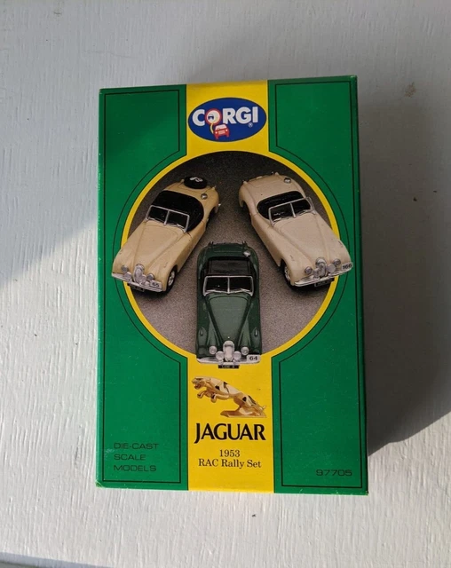 CORGI 97705, JAGUAR 1953 RAC Rally Three Car Set, Ltd Edition. Boxed £ ...