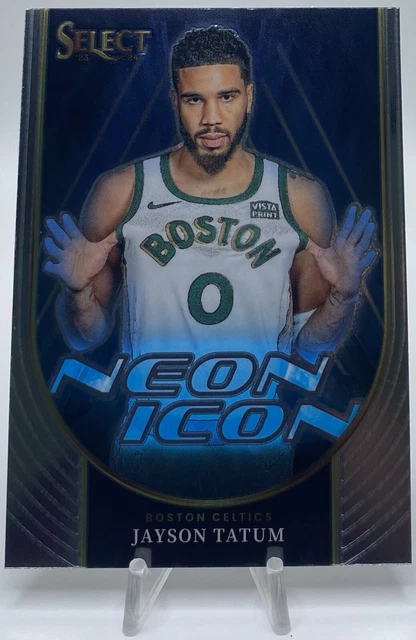 JAYSON TATUM 2023-24 Panini Select icône néon insert #15 FINALES Celtics EUR 0,92 - PicClick FR