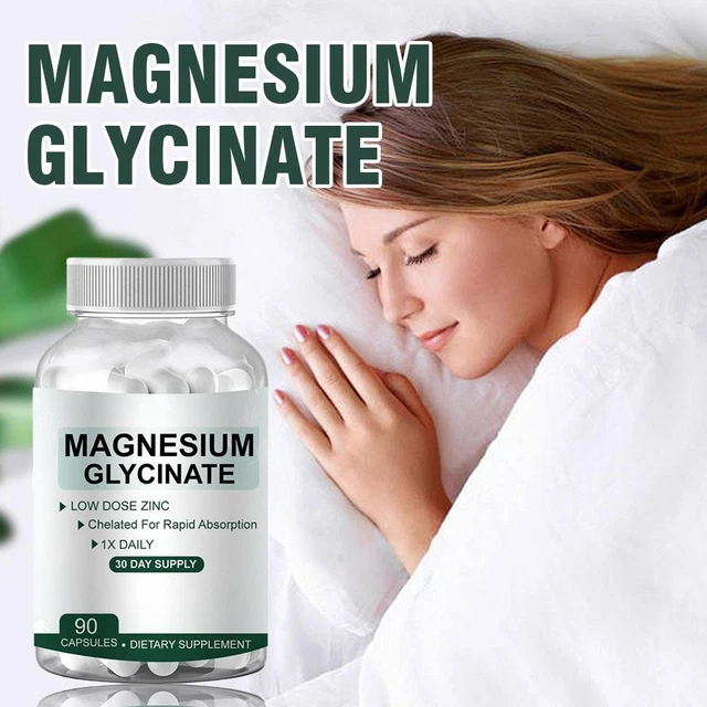 MAGNESIUM GLYCINATE CAPSULE Low Dose Zinc Chelated for Rapid Absorption ...