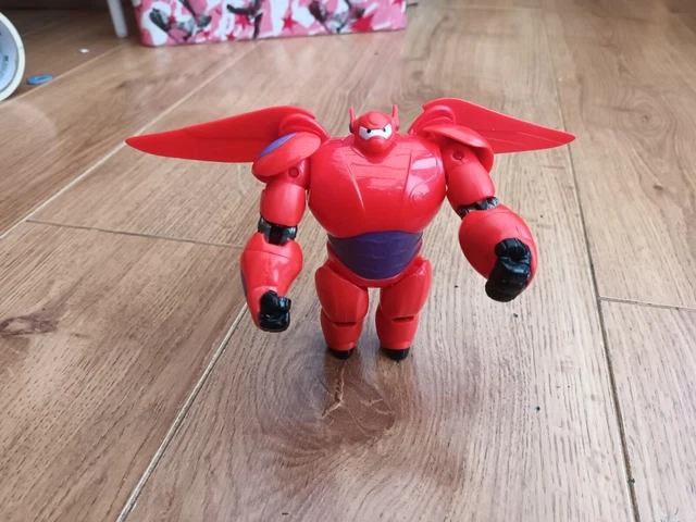 DISNEY BIG HERO 6 Baymax 4” Red Armor Poseable Figure Bandai 2014 £8.00 ...