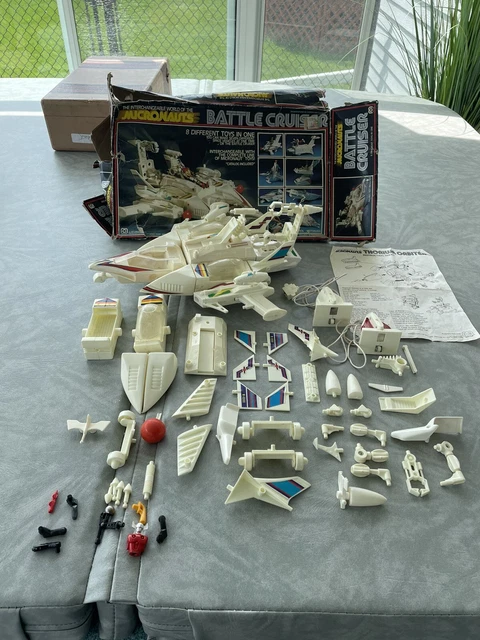 VINTAGE 1977 MEGO Micronauts Battle Cruiser nave motorizzata con ...