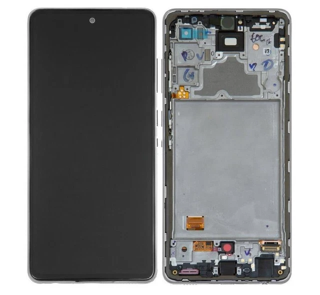 ORIGINAL SAMSUNG A72 A725F AMOLED Display Touchscreen Bildschirm Rahmen Weiß EUR 92,90 - PicClick DE