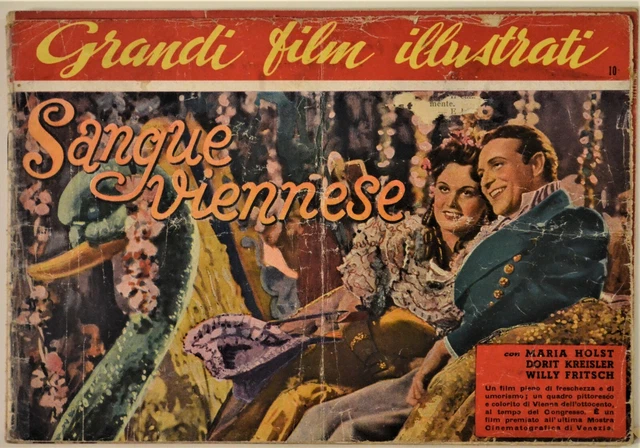 GRANDI FILM ILLUSTRATI SANGUE VIENNESE MARIA HOLST 1942 Wiener Blut EUR ...