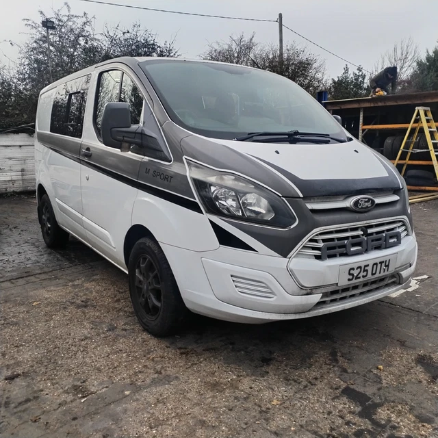 FORD TRANSIT CUSTOM crew van 2016 spares or repairs euro6 £500.00 ...