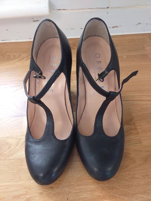 OFFICE BLACK leather T Bart shoes Shoes Size UK 6 £10.78 - PicClick UK