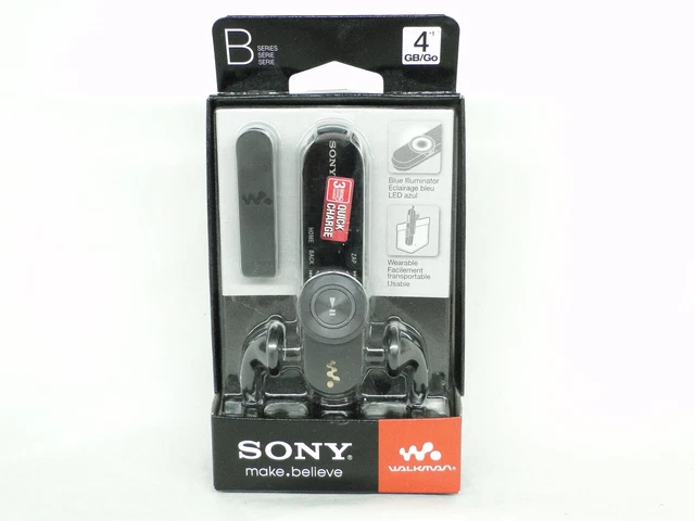 NEW SEALED VINTAGE SONY Walkman MP3 Player Digital Music Media NWZ-B163 ...