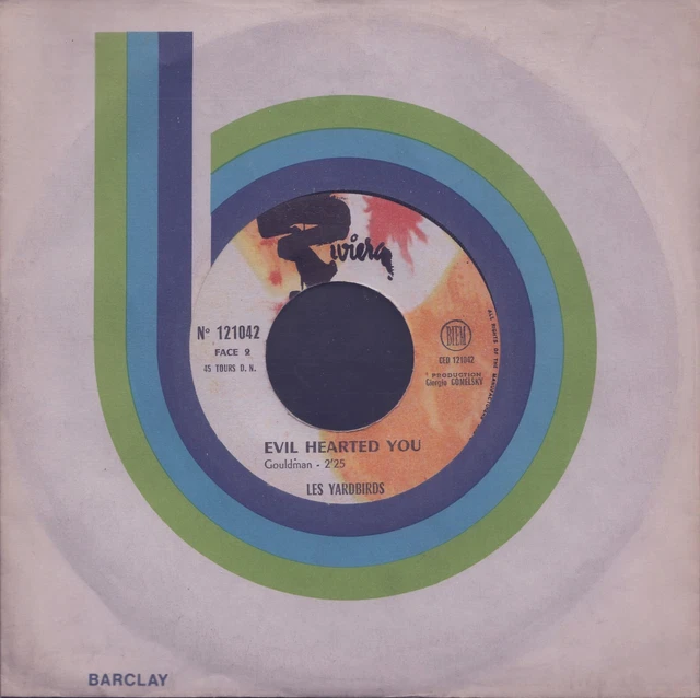 THE YARDBIRDS: STILL I'm Sad / Evil Hearted You (´65 / rare orig ...