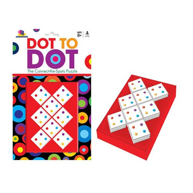 BRAINWRIGHT DOT TO Dot Connect the Spots Brain Teaser Puzzle Ages 8 ...