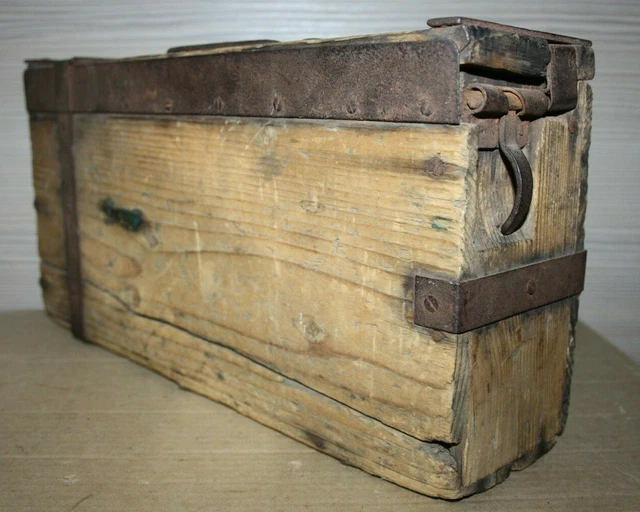 WW1 ORIGINAL GERMAN Wooden Ammo Box £174.58 - PicClick UK