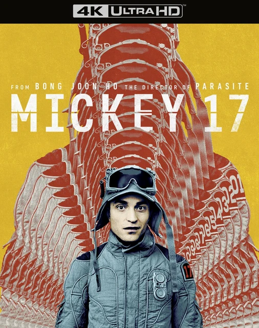 MICKEY 17 (4K UHD Blu-ray) Mark Ruffalo Naomi Ackie Robert Pattinson ...