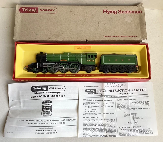 HORNBY R855 - LNER 4-6-2 Class A3 LOCO “FLYING SCOTSMAN” 4472 & TENDER - Boxed £19.99 - PicClick UK