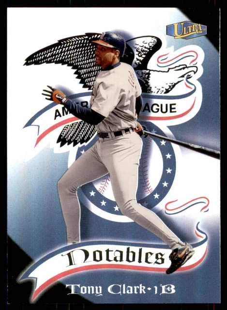 1998 ULTRA NOTABLES Tony Clark Detroit Tigers #15N EUR 1,87 - PicClick FR