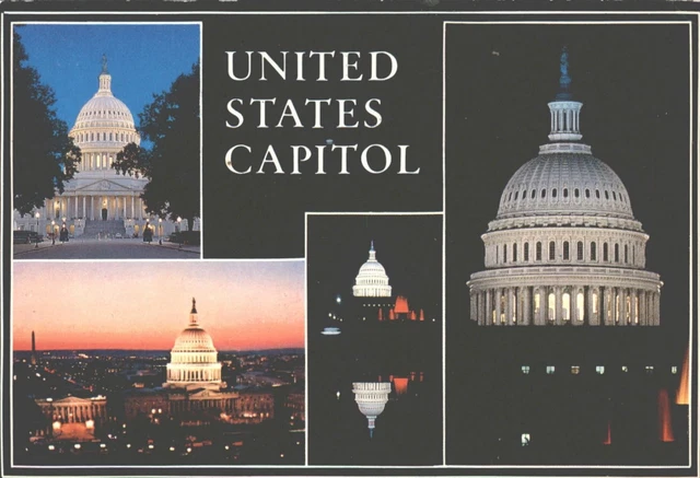 UNITED STATES CAPITOL Building Washington DC Postcard £1.80 - PicClick UK