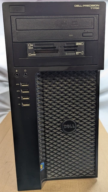 DELL PRECISION T1700 I7-4770 16GB RAM 256GB SSD Nvidia Quadro K2000 ...