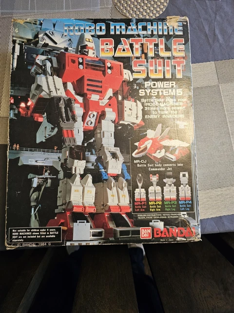 VINTAGE 1984 BANDAI Gobots Go Bots Robo Machine Battle Suit Power ...