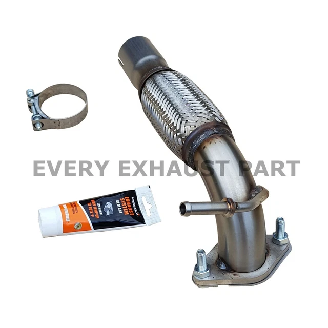 EXHAUST FLEXI REPLACEMENT Repair Kit For Ford Fiesta Mk7 Mk7.5 1.0 ...