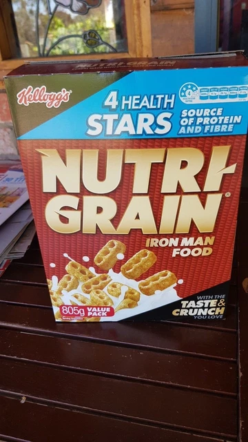 KELLOGGS NUTRI GRAIN CEREAL BOX 805g Value Pack (empty) $5.00 - PicClick AU