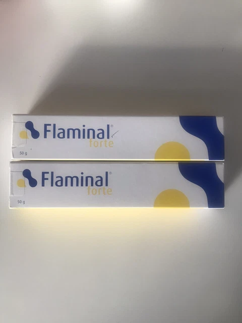 FLAMINAL FORTE. 50G tube. Expiry 2024-07. Wound care. New boxed, sealed ...