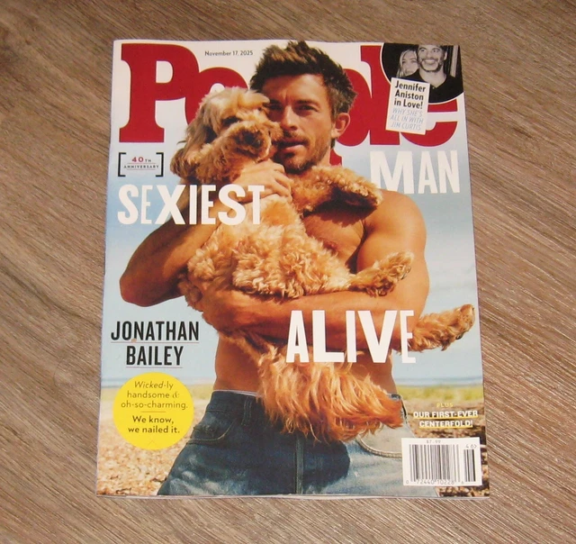 PEOPLE 2025 MAGAZINE Jonathan Bailey ROLE MODEL Scott Porter AARON ...