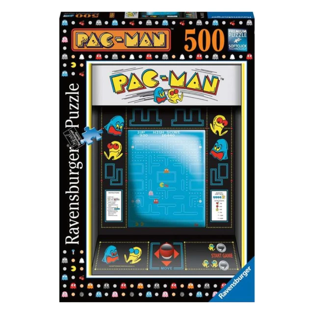 PUZZLE 500 PIÈCES Pac-Man Jeu D'arcade 49x36cm Ravensburger EUR 14,90 ...