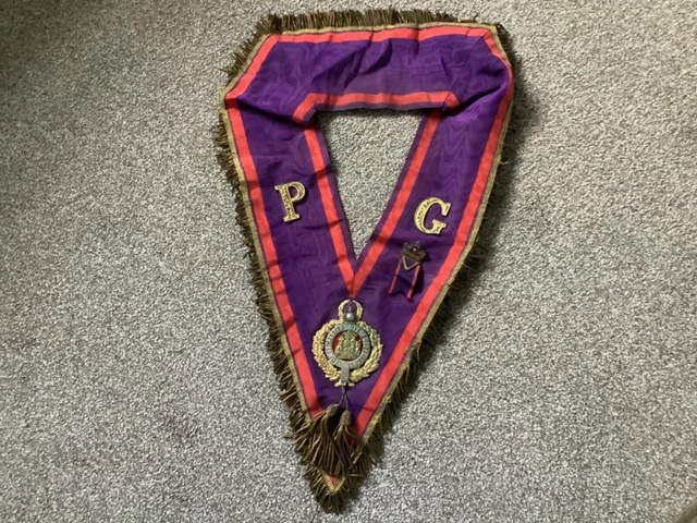 VINTAGE INDEPENDENT ORDER Of Odd Fellows Manchester Unity PG Sash £59. ...