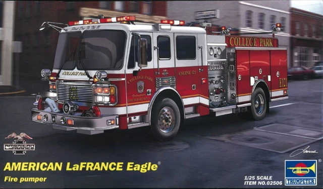 TRUMPETER 1:25 2506 American LaFrance Eagle Fire Pumper 2002 - NEU EUR ...