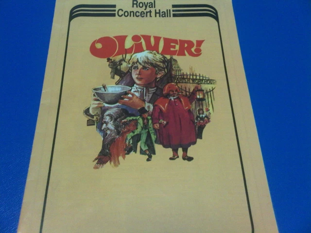 OLIVER! ROYAL CONCERT Hall Nottingham Theatre Programme 1987 Bill ...