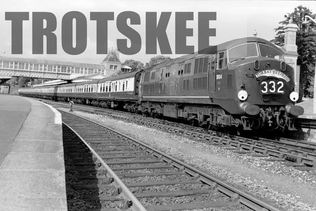 LARGER NEGATIVE BR British Railways Diesel Loco D604 Class D20/2 ...
