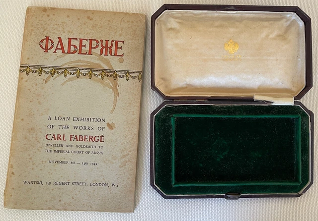 1949 FABERGE CATALOG from wartski exhibition + Brothers Grachev box £ ...