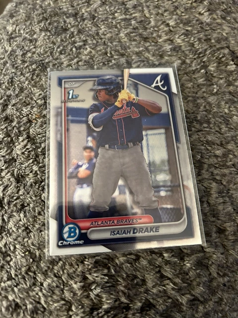 2024 BOWMAN BASE Cromata Prospect #BCP-21 Isaiah Drake - Atlanta Braves ...